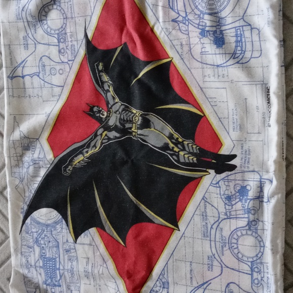 DC Comics | Bedding | Vtg Batman Pillowcase Bat Mobile | Poshmark